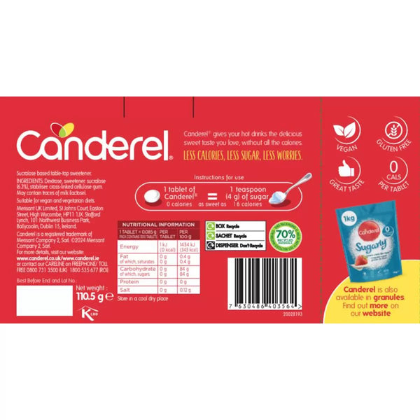 Canderel Tablets 1300 Pack | Buy Canderel sweetener online – Wholesale ...