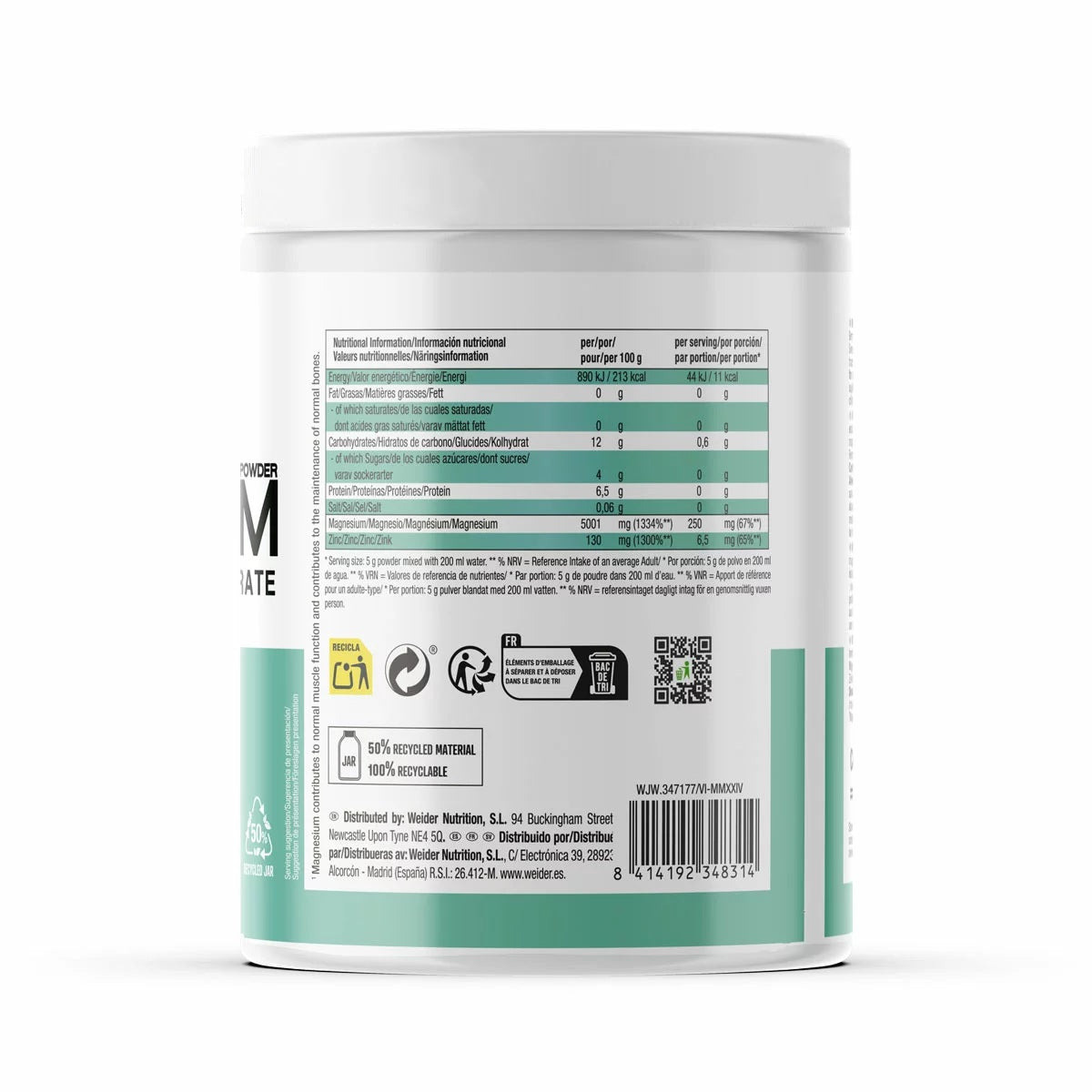 Weider Magnesium Powder Berry 500g | buy Weider Magnesium Powder Berry ...